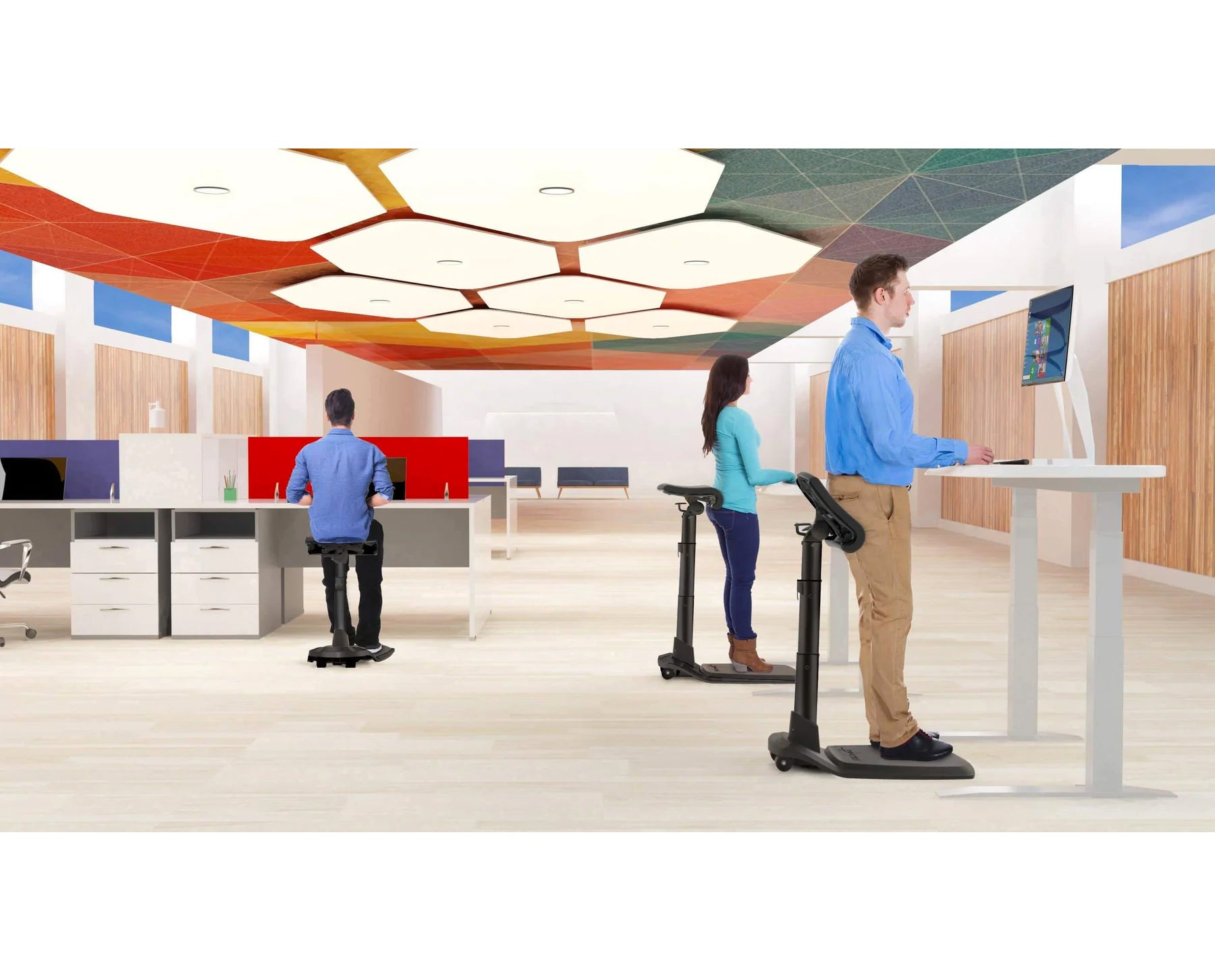 Best Standing Desk Chair, Improves Posture and Helps Prevent Sciatica ...