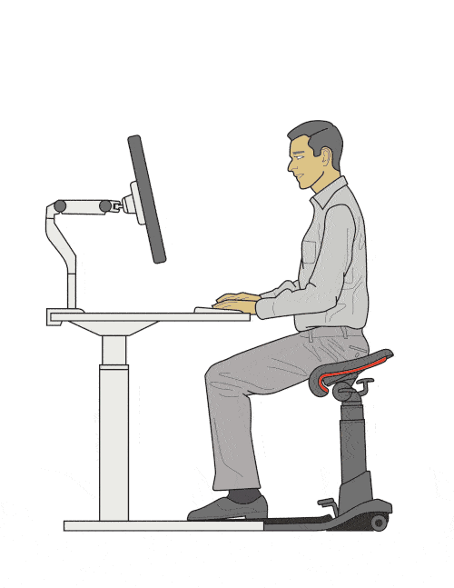Best Standing Desk Chair, Improves Posture and Helps Prevent Sciatica ...